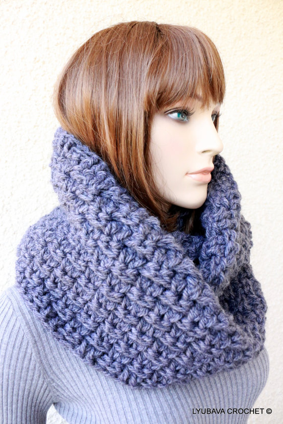 CHUNKY CROCHET CIRCLE SCARF UNISEX CROCHET PATTERN – Lyubava Crochet Blog